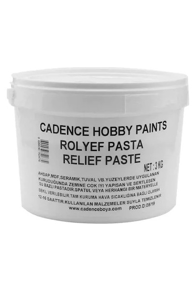 Cadence Beton Rölyef Pasta 3 kg