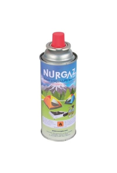 Nurgaz Kamp Ocak Bütan Propan Lpg Kartuş 220 gr Nurgaz Kamp Ocak Bütan Propan Lpg Kartuş 220 gr