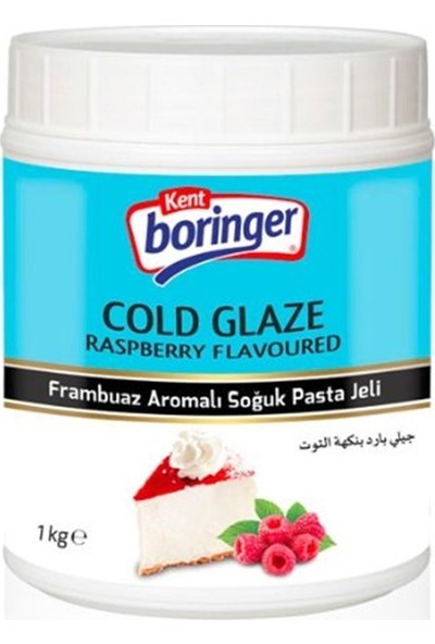 Kent Boringer Vişne Aromalı Soğuk Pasta Jeli 1 kg Kent Boringer Vişne Aromalı Soğuk Pasta Jeli 1 kg