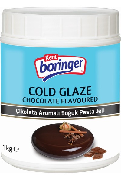 Kent Boringer Çikolata Aromalı Soğuk Pasta Jeli 1 kg Kent Boringer Çikolata Aromalı Soğuk Pasta Jeli 1 kg
