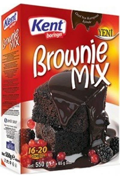 Kent Boringer Brownie Mix 550 gr Kent Boringer Brownie Mix 550 gr