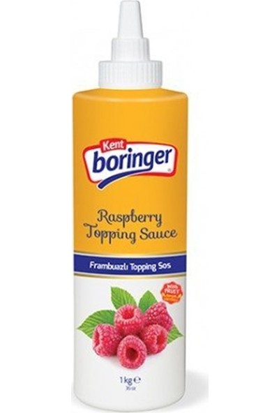 Kent Boringer Topping Sos Frambuaz 1000 gr Kent Boringer Topping Sos Frambuaz 1000 gr