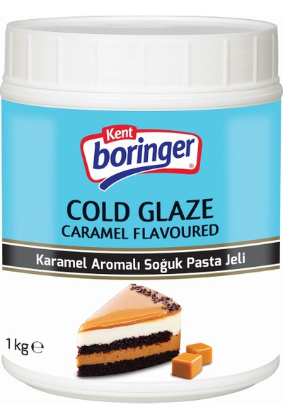 Kent Boringer Karamel Aromalı Soğuk Pasta Jeli 1 kg Kent Boringer Karamel Aromalı Soğuk Pasta Jeli 1 kg