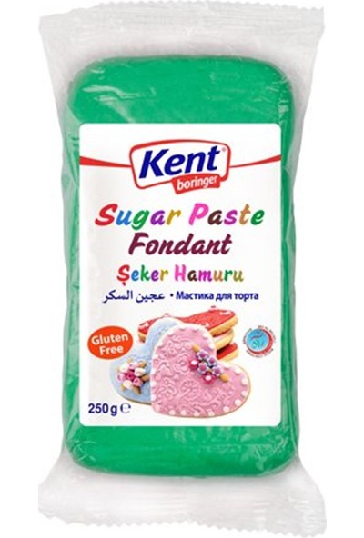 Kent Boringer Şeker Hamuru Yeşil 250 gr Kent Boringer Şeker Hamuru Yeşil 250 gr