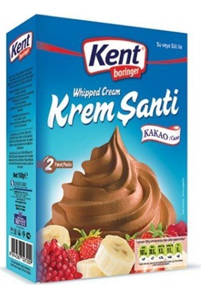 Kent Boringer Krem Şanti Kakaolu 150 gr Kent Boringer Krem Şanti Kakaolu 150 gr