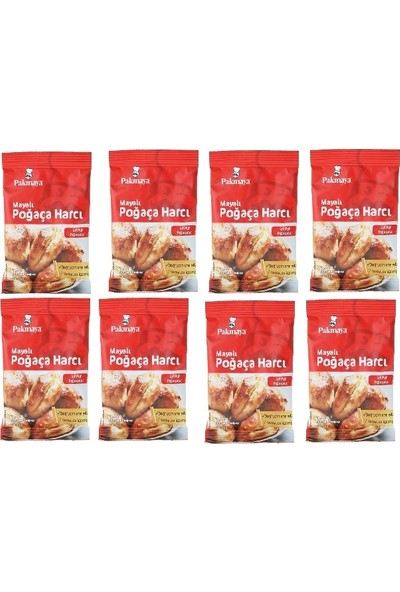 Pakmaya Mayalı Poğaça Harcı 35 Gr x 8 Adet 8 x 35 gram -280 Gram Pakmaya Mayalı Poğaça Harcı 35 Gr x 8 Adet 8 x 35 gram -280 Gram