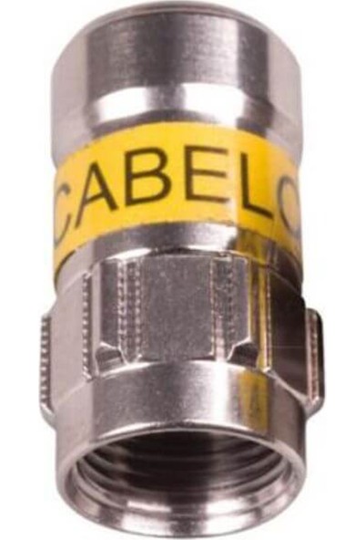 Cabelcon Kendinden Sıkmalı F Konnektör