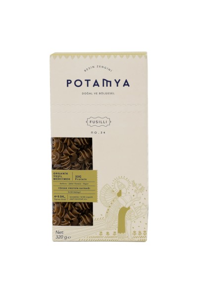 Potamya Yeşil Mercimek Fusilli 320 gr Potamya Yeşil Mercimek Fusilli 320 gr