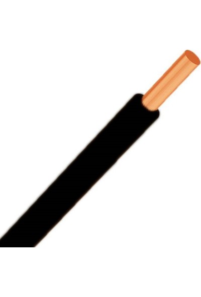 Hes 2,5 mm NYA Kablo 5 m Siyah Tam Bakır H07V-U Hes 2,5 mm NYA Kablo 5 m Siyah Tam Bakır H07V-U