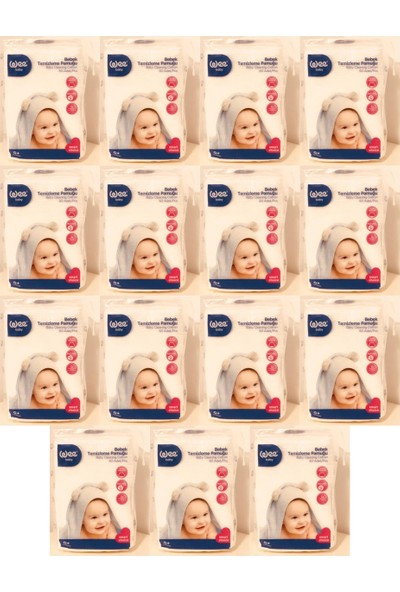 Wee Baby Bebek Temizleme Pamuğu 15 x 60 Adet Wee Baby Bebek Temizleme Pamuğu 15 x 60 Adet