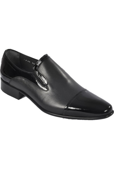 Fosco 3015-3 Rugan Siyah Erkek Hakiki Deri Klasik Ayakkabı Fosco 3015-3 Rugan Siyah Erkek Hakiki Deri Klasik Ayakkabı
