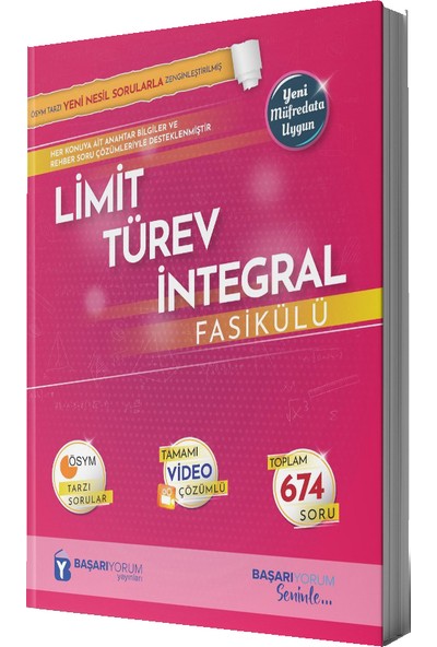 Başarıyorum Yayınevi Limit Türev Integral Başarıyorum Yayınevi Limit Türev Integral