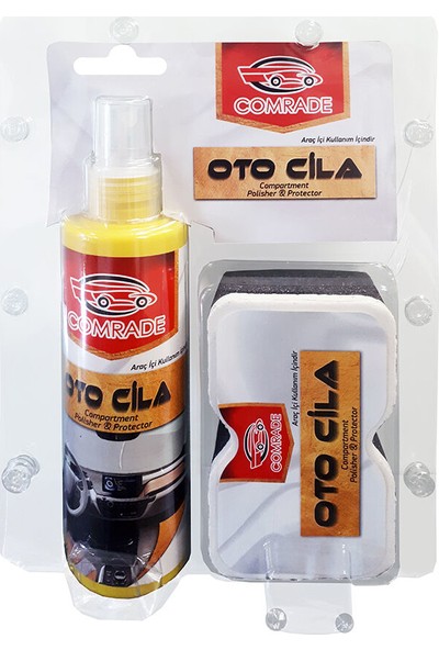 Comrade 200 ml 2'li Oto İç Cila Parlatıcı ve Koruyucu Seti