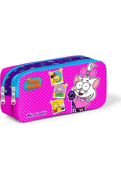 Kral Şakir Kalem Çanta (Kalemlik) - (İki Bölmeli) - 32173