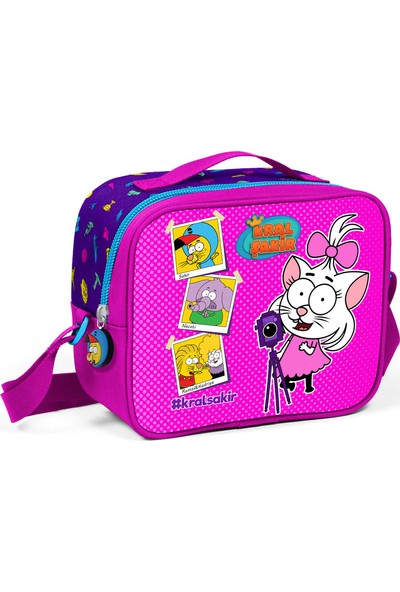 Kral Şakir Pembe Beslenme Çantası - 32853 Kral Şakir Pembe Beslenme Çantası - 32853