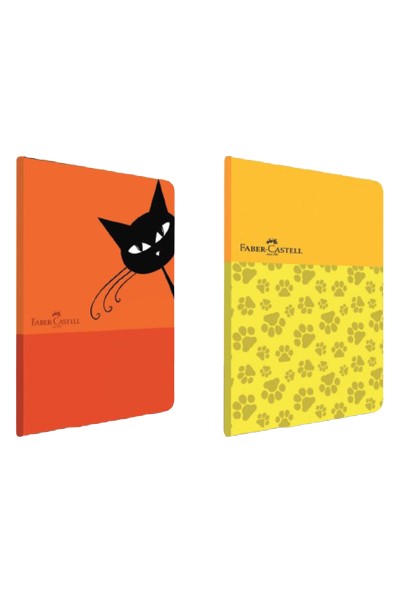 Faber-Castell Look Pp Kapak Dikişli 60 Yaprak Defter Çizgili 2'li