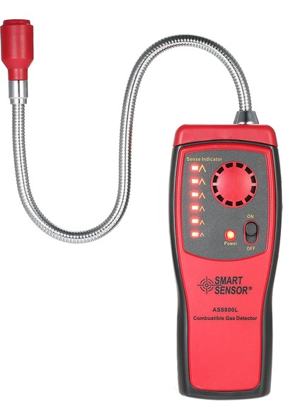 Smart Sensor Doğalgaz Yanıcı Gaz Kaçak Dedektörü Taşınabilir Portatif Pilli Gaz Ölçüm Cihazı Smart Sensor Doğalgaz Yanıcı Gaz Kaçak Dedektörü Taşınabilir Portatif Pilli Gaz Ölçüm Cihazı
