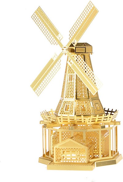 Soico Maket Model Metal Kits Yel Degirmeni Altın Rengi Soico Maket Model Metal Kits Yel Degirmeni Altın Rengi