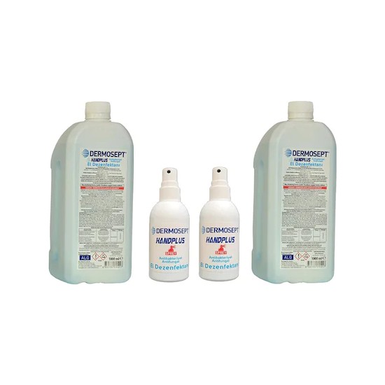 Dermosept El Dezenfektanı Sprey 2 x 100 ml + 2 x 1000 ml Fiyatı