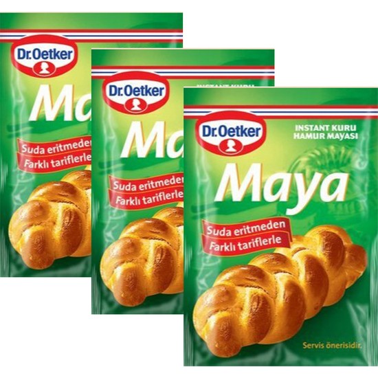 Dr. Oetker Instant Kuru Maya 10 gr 3'lü Paket Fiyatı