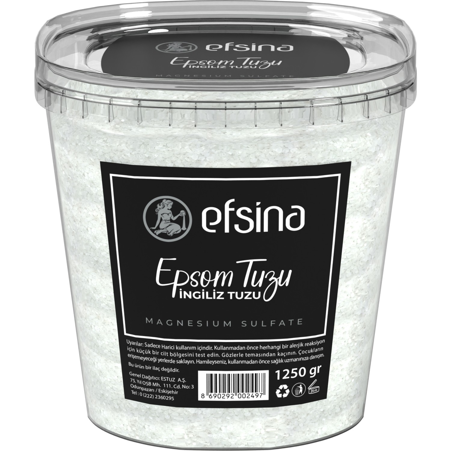 Efsina Epsom Tuzu (İngiliz Tuzu) 1250 gr Fiyatı