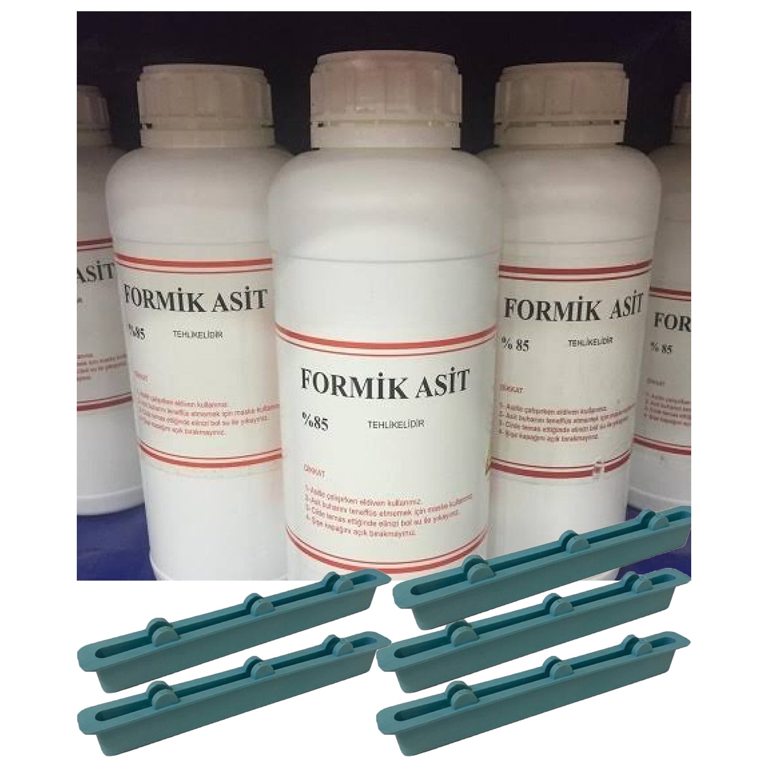 Ak Arıcılık 1 Lt. Formik Asit ve 20 Adet Formik Asit Aparatı Fiyatı