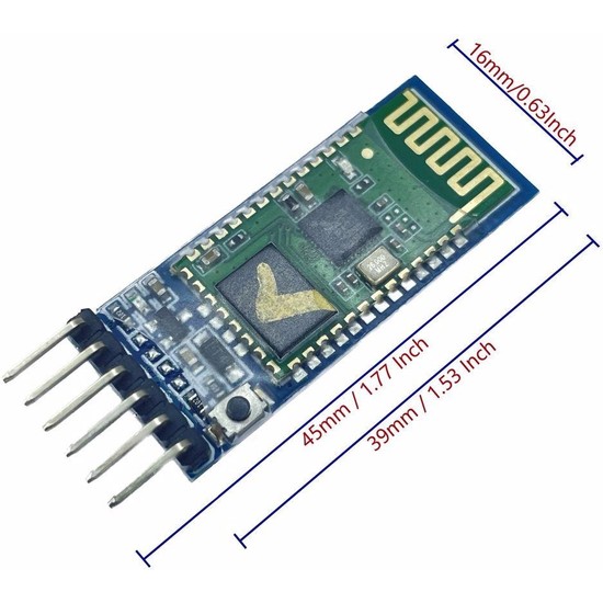 Komponentci Arduino Hc05 Bluetooth Serial Modül Kartı 6 Pin Fiyatı
