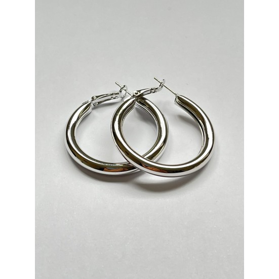 Rupen Kraft Kararmaz Hafif Halka Küpe ( 3,5 Cm) Fiyatı