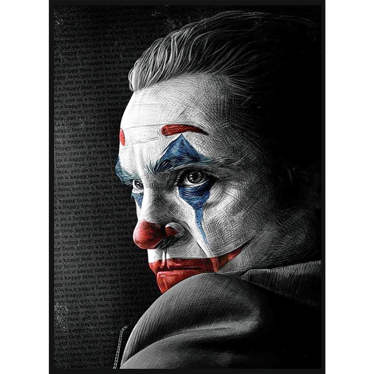 Trend Poster Joker Siyah Beyaz Poster Fiyatı - Taksit Seçenekleri