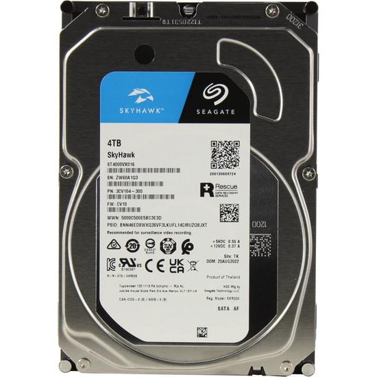 Seagate Skyhawk, ST4000VX016, 3.5", 4tb, 256MB, 5900RPM, Fiyatı