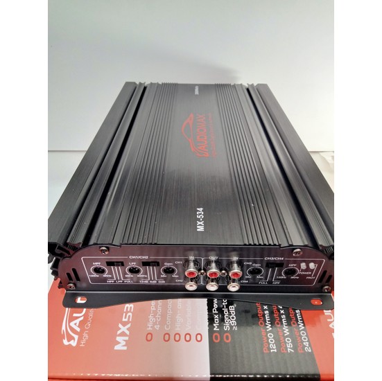 Audiomax Amfi - 3000W 4 Kanallı Ses ve Bass Anfisi - Oto Fiyatı