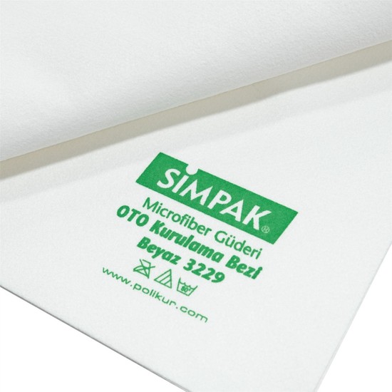 Simpak Güderi Kurulama Bezi (Beyaz) 6 Adet Fiyatı