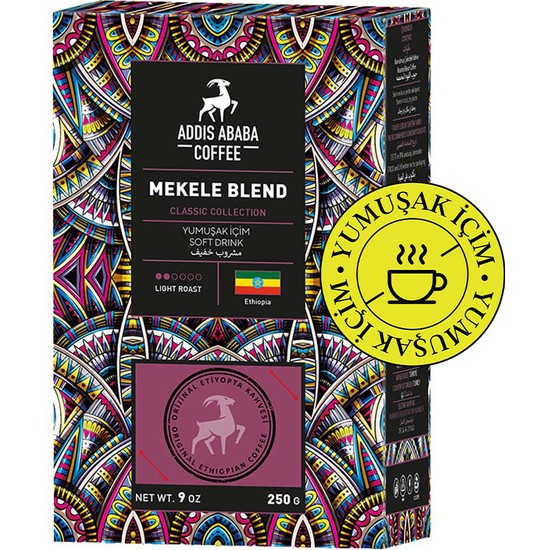 Addis Ababa Coffee Premium Gold Collection Mekele Blend 250 gr - OnuAl ...