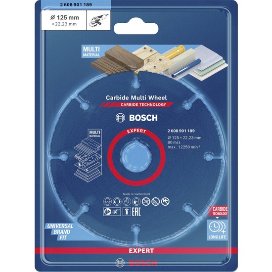 Bosch Expert Carbide Multi Wheel 125 Mm, 22,23 mm Kesici Fiyatı