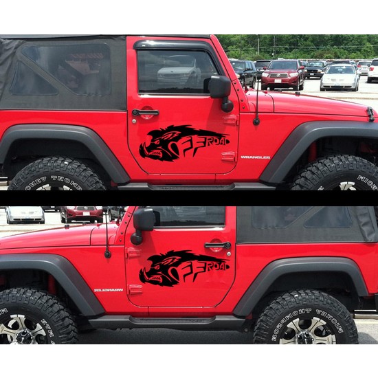 Melek Pazarı Off Road Domuz Araba STICKER-S2012 Fiyatı