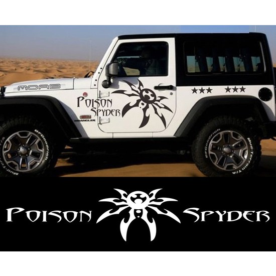 Melek Pazarı Poison Spyder Araba STICKER-S2013 Fiyatı