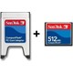 Sandisk PCMCIA-CF Compact Flash Adaptör + 512MB Compact Fiyatı