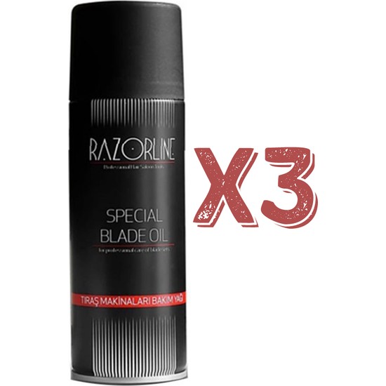 Razorline Tıraş Makinesi Bakım Yağı 200 ml 3 Adet Fiyatı