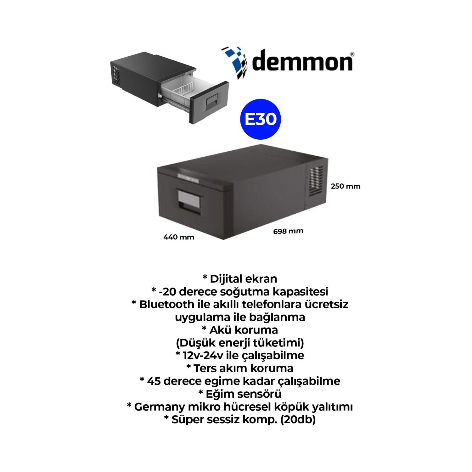 Demmon 40 Litre Araç Içi Buzdolabı Demmon Fiyatı