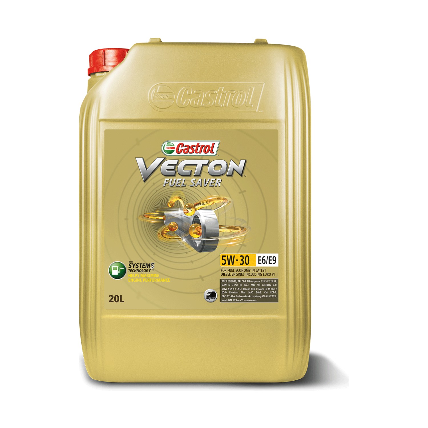 Castrol Vecton Fuel Saver 5W-30 E6/e9 20 Litre Motor Yağı ( Fiyatı