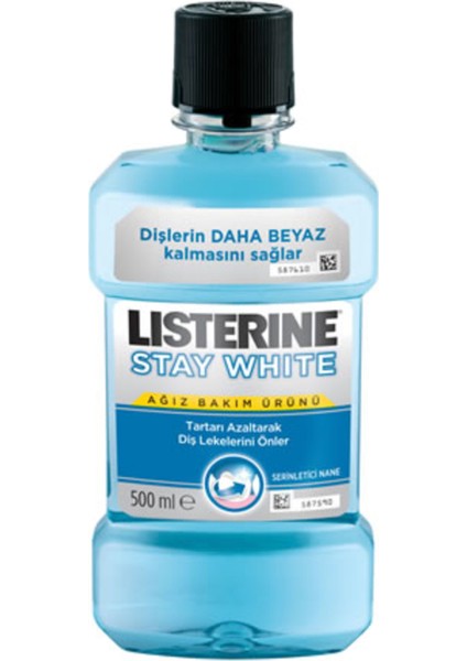 Listerine Stay White 500 ml Fiyatı - Taksit Seçenekleri