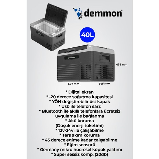 Demmon 40 Litre Araç Içi Buzdolabı Demmon Fiyatı