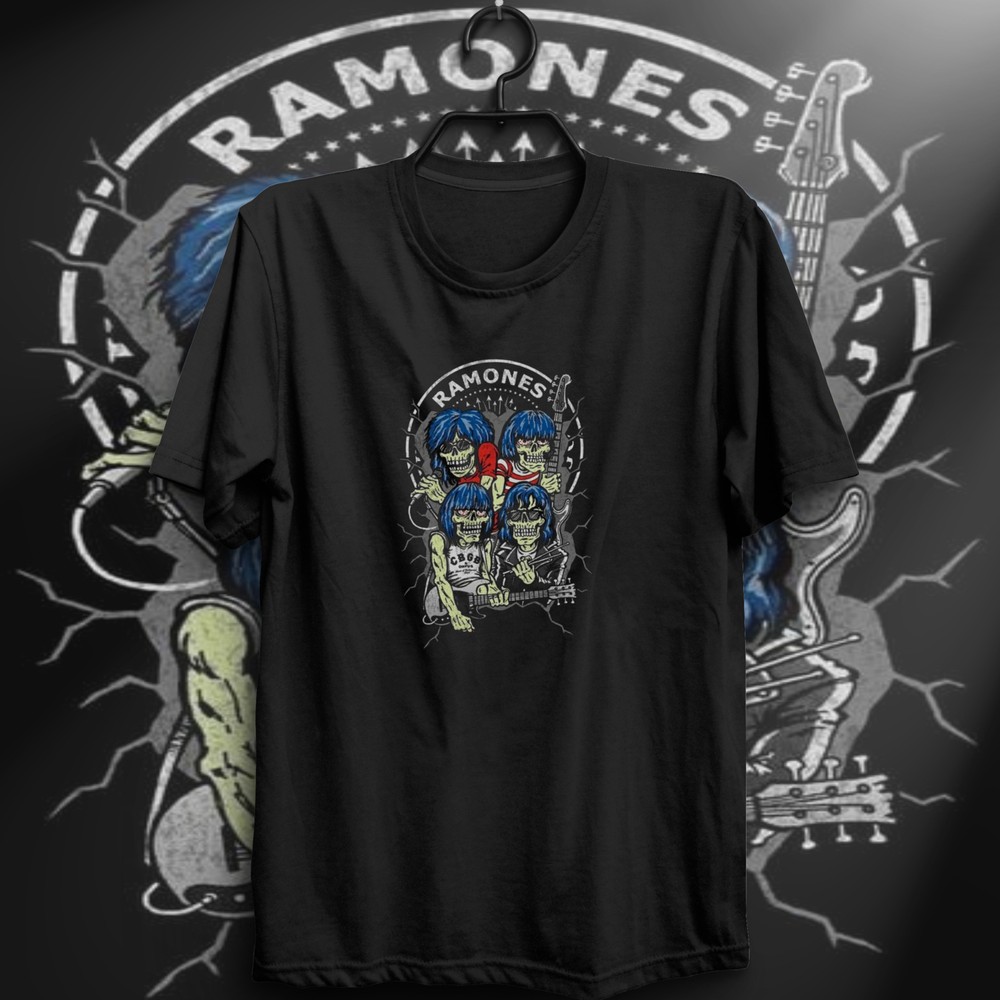 The Fame Ramones, Skeletons, Rock Metal Grup Tişörtü Fiyatı