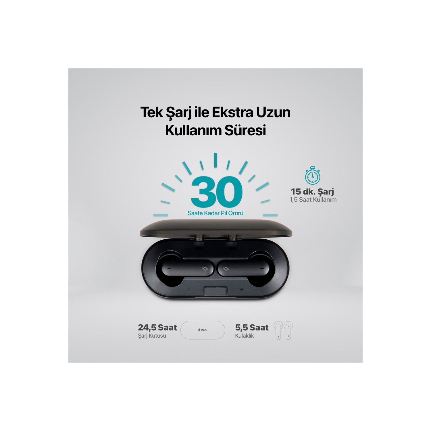 Ttec Airbeat Icon Gerçek Kablosuz Tws Bluetooth Kulaklık Fiyatı