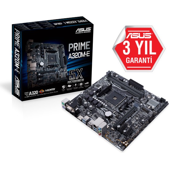 Asus Prime A320M-E Amd A320 Ddr4 Usb3.1 M.2 Hdmı/dvı/vga Pcı Fiyatı