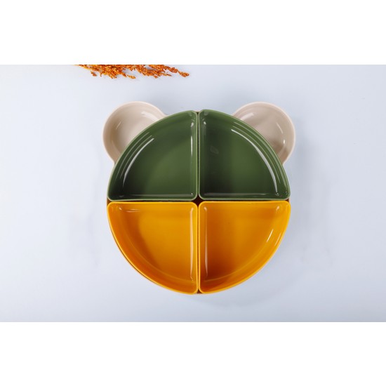 Alin Kitchen Ayıcık 4 Bölmeli Mama Tabağı Fiyatı