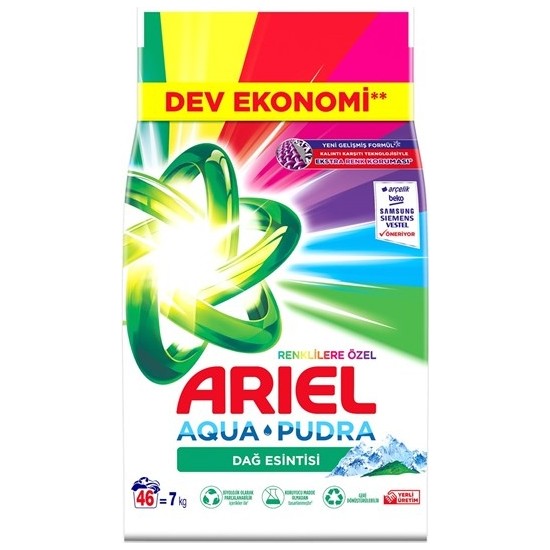 Ariel Matik Renklilere Özel Dağ Esintisi 7 kg Fiyatı