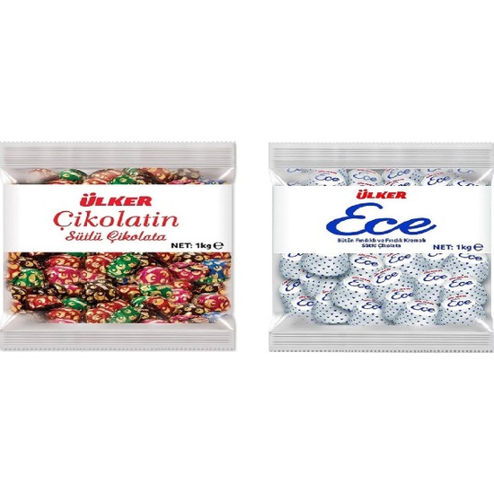 Ülker Ece Çikolata 1 kg & Ülker Çikolatin 1 kg Fiyatı