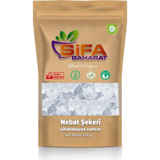 Şifa Baharat Nebat Şekeri 250 gr Fiyatı - Taksit Seçenekleri