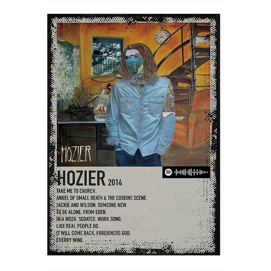 Ekart Hozier Spotify Kodlu Albüm Kapağı Tablo Fiyatı 5322